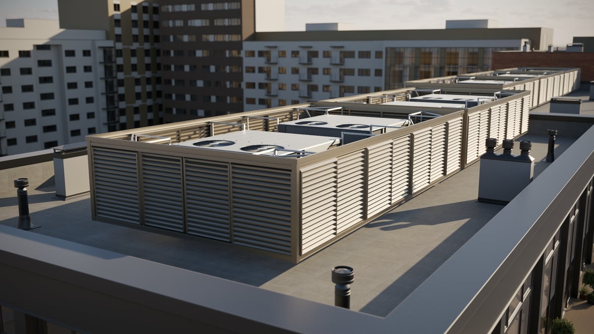 Envisor® Industrial Rooftop Screens & Enclosures | CityScapes, Inc.