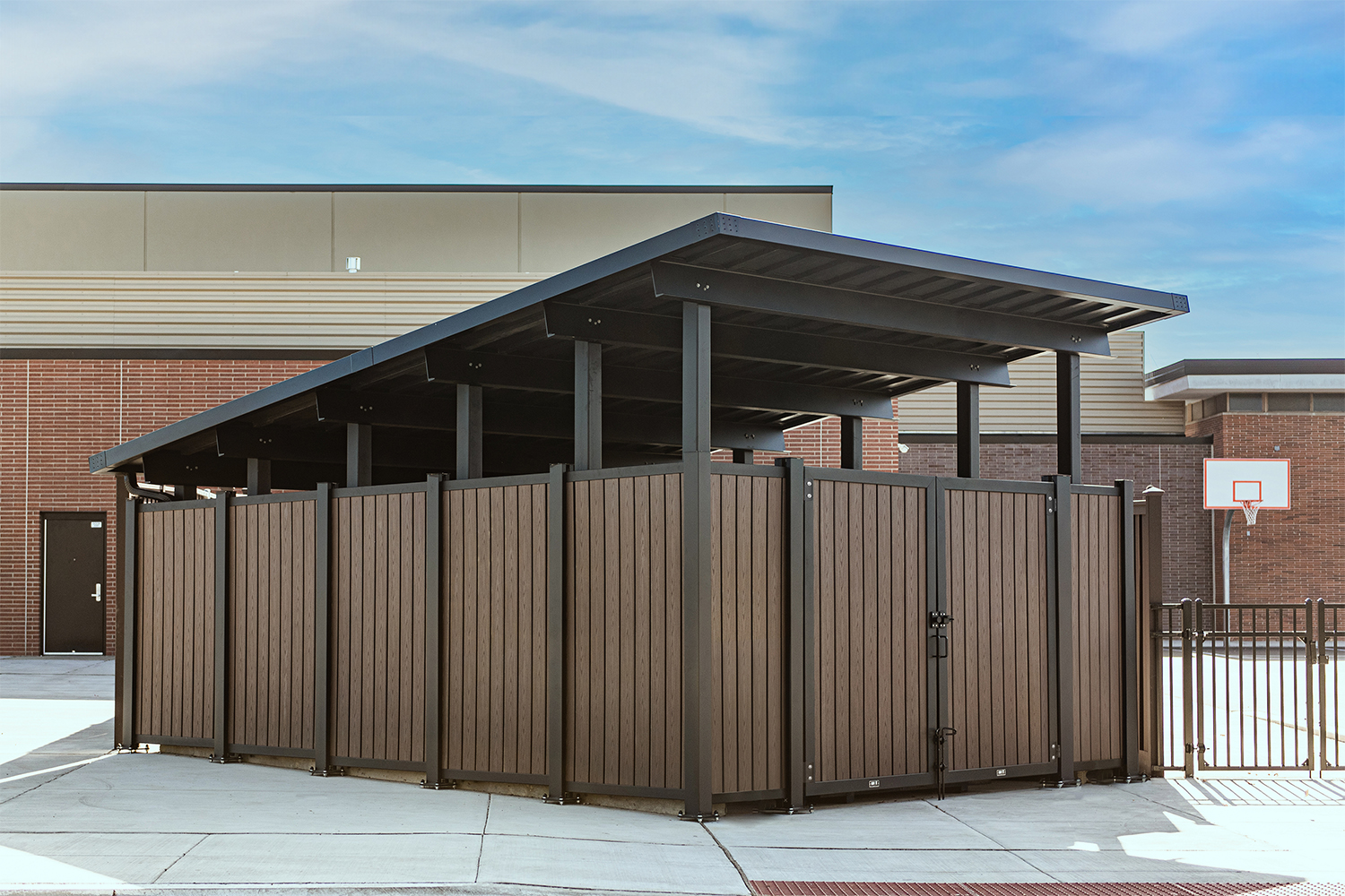 Covrit® Dumpster Enclosure - Dumpster Gates - CityScapes, Inc.