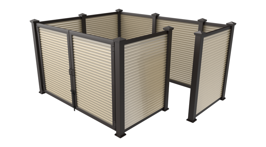Covrit® Dumpster Enclosure - Dumpster Gates - CityScapes, Inc.