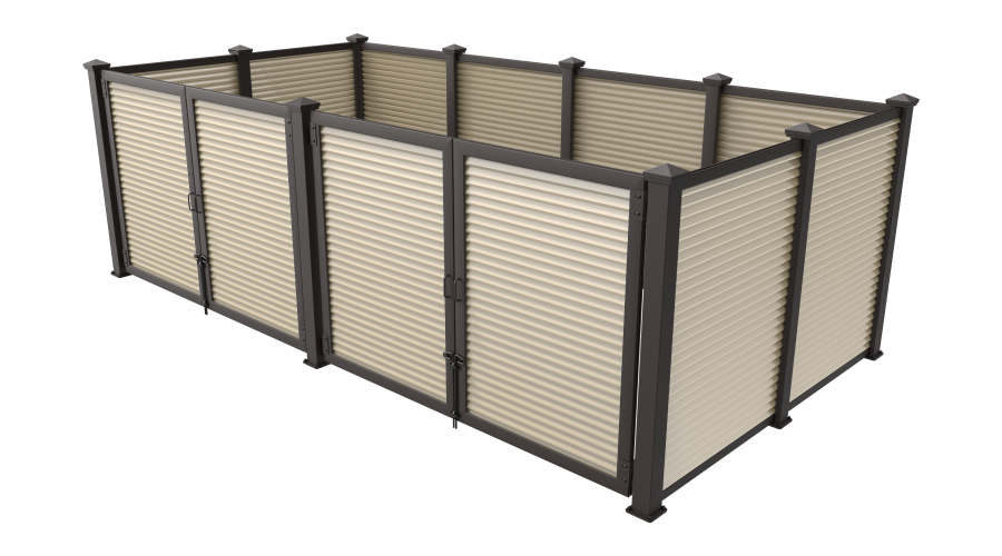 Covrit® Dumpster Enclosure - Dumpster Gates - CityScapes, Inc.