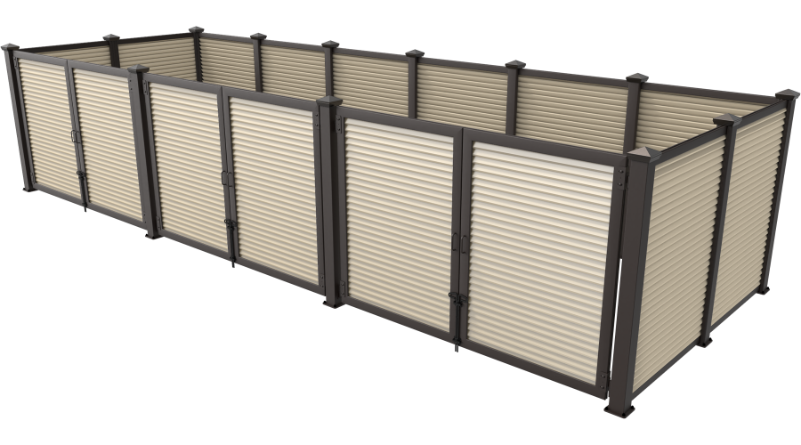 Covrit® Dumpster Enclosure - Dumpster Gates - CityScapes, Inc.